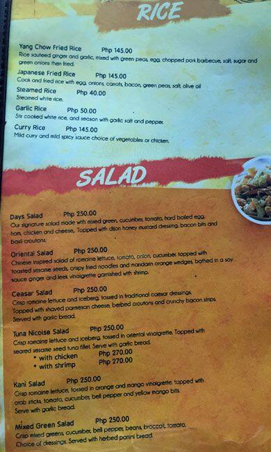 Menu at D'Best VIP Club Inc, Lapu-Lapu City, Days Hotel