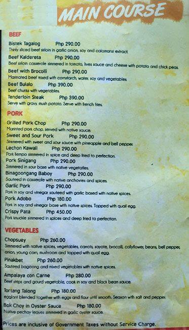 Menu at D'Best VIP Club Inc, Lapu-Lapu City, Days Hotel