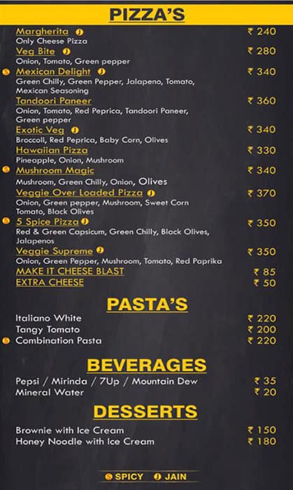 Menu at Go China, Surat, Shop 25