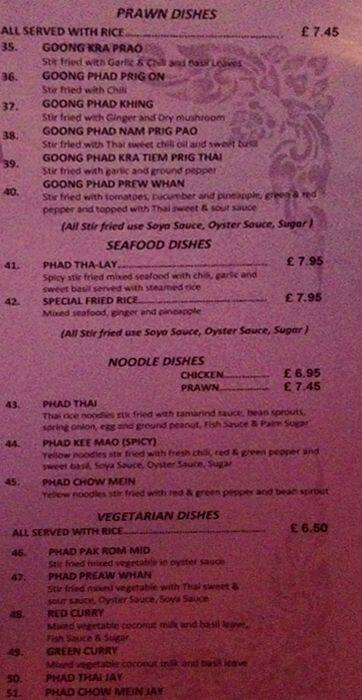 Menu at The Hemingford Arms pub & bar, London