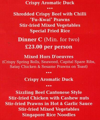 Menu at Welcome Inn, 49 High Street - Restaurant prices
