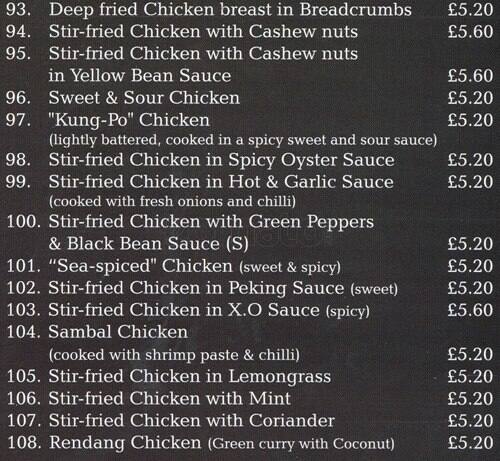 Menu at Welcome Inn, 49 High Street - Restaurant prices