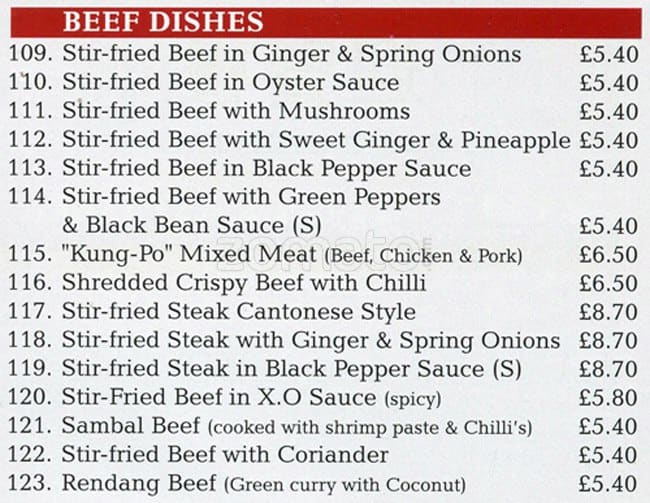 Menu at Welcome Inn, 49 High Street - Restaurant prices