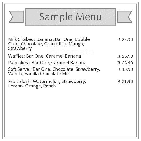 Menu at Forneria Italia - Parklands restaurant, Cape Town
