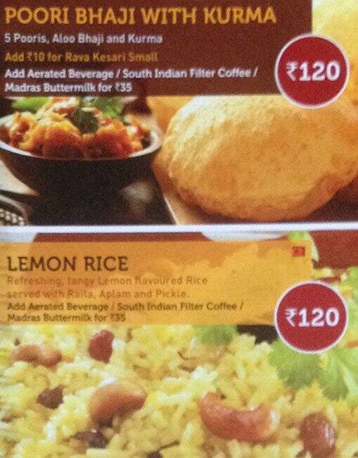Menu at Sagar Ratna, Indore, PV6G+X4X