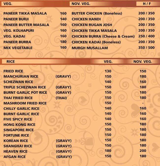 City Chef's Cuisine Menu, Menu for City Chef's Cuisine, Wagle Estate ...