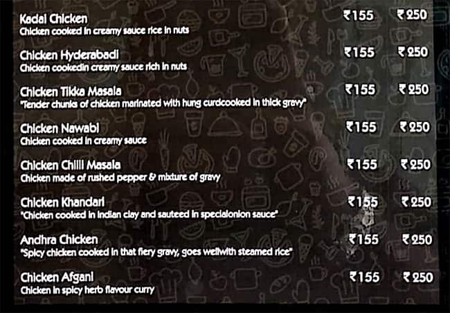 Menu at Step In Eleven To 11, Hyderabad