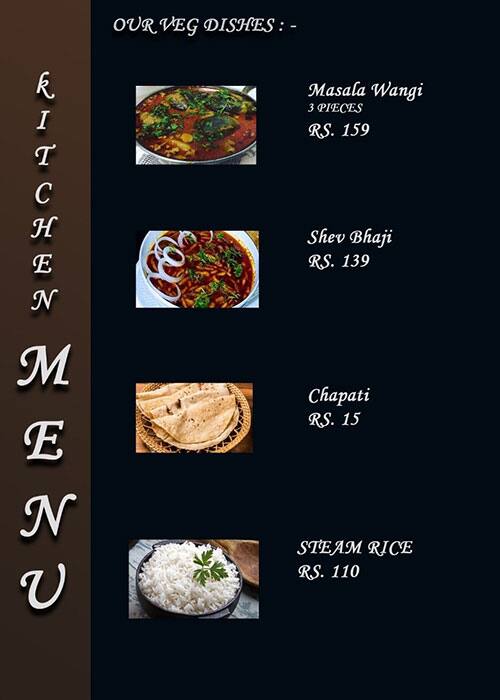 Menu of Tarridar Home Cooking, Chinchwad, Pune