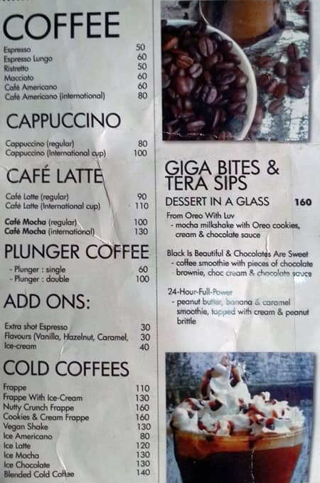 Menu at Open Hand Cafe & Shop Varanasi, Varanasi