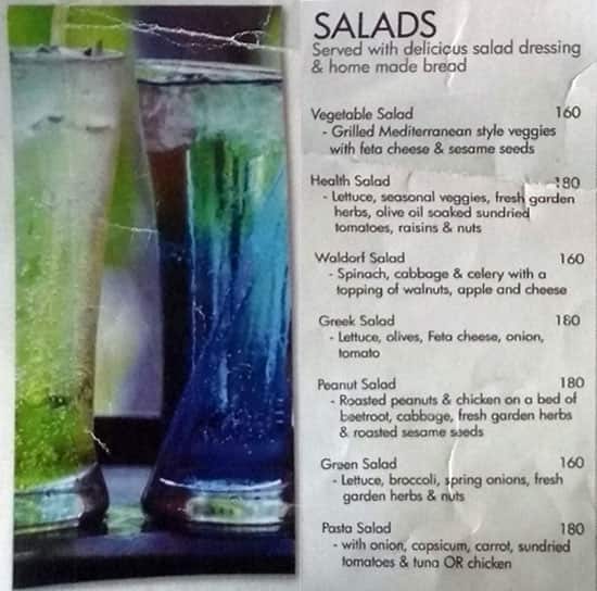 Menu at Open Hand Cafe & Shop Varanasi, Varanasi