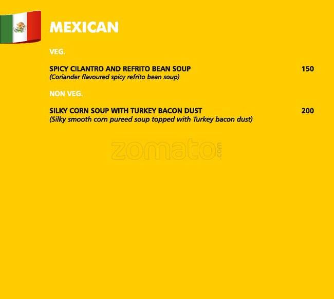 Menu at Flag's Restaurant, Pune