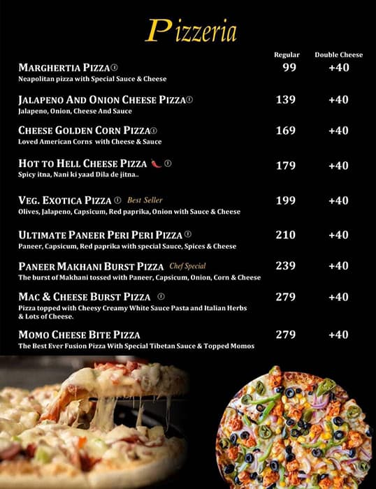 Menu of Zorko - Brand Of Food Lovers, Chandkheda, Ahmedabad