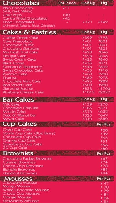 Love & Pastries Menu, Menu for Love & Pastries, Mulund West, Mumbai ...