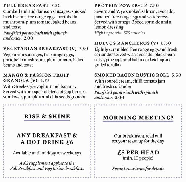 Menu at All Bar One Covent Garden, London, 19 Henrietta St