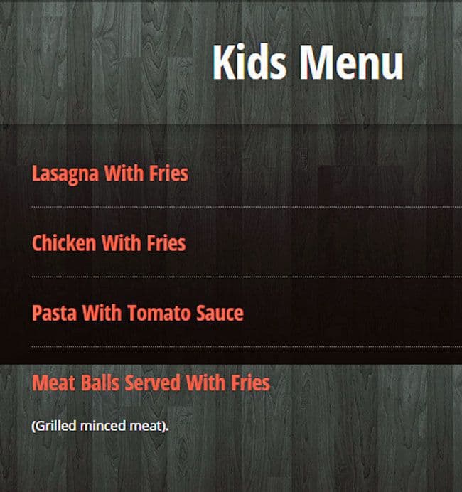 Menu at Assos Restaurant, Dartford