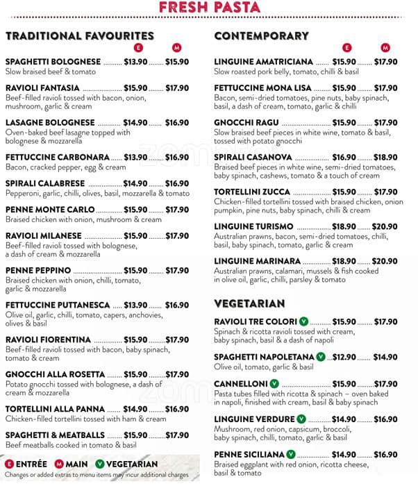Menu at Fasta Pasta Stafford restaurant, Stafford, Stafford City ...