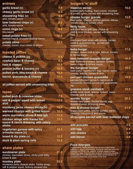 Grapeskin Menu, Menu for Grapeskin, Northbridge, Perth - Urbanspoon/Zomato