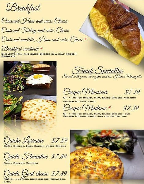 Baguette Et Chocolat Menu, Menu de Baguette Et Chocolat, Bee Cave, Bee ...