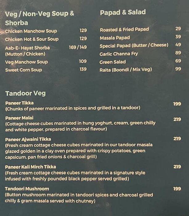 Menu of EDP Family Restaurant, NIBM Road, Pune