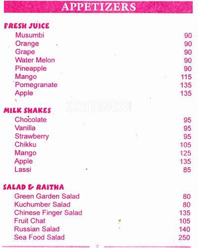 Royal Kitchen Menu, Menu for Royal Kitchen, Kodailbail, Mangalore - Zomato