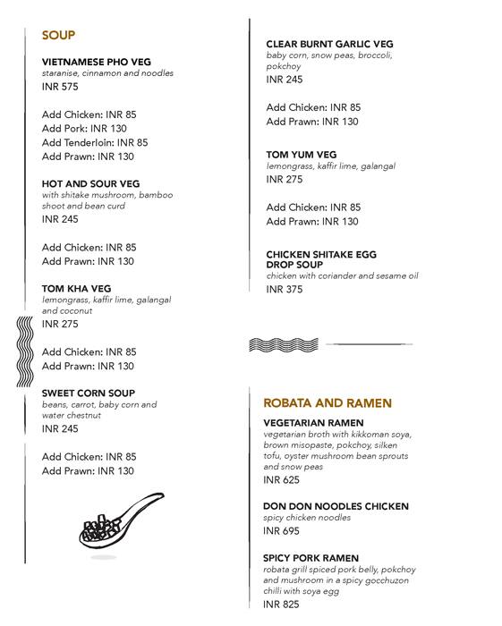 Menu at Ping's Bia Hoi - Gurgaon, Gurugram