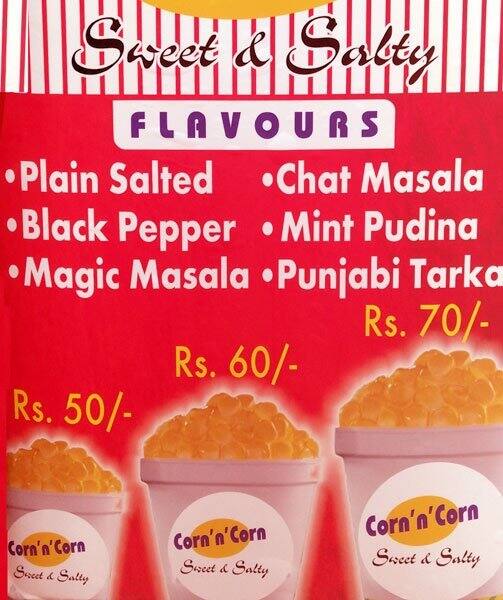 My Corn Menu, Menu for My Corn, DLF Phase 1, Gurgaon - Zomato