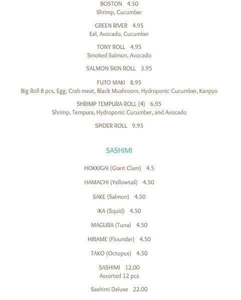 Menu at Mandarin Delight restaurant, Beltsville