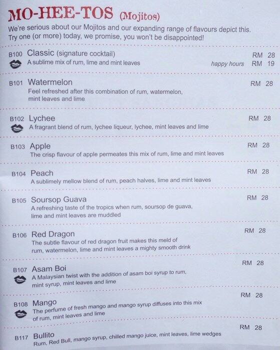 Souled Out Menu, Menu de Souled Out, Off Jalan Ampang, Kuala Lumpur ...