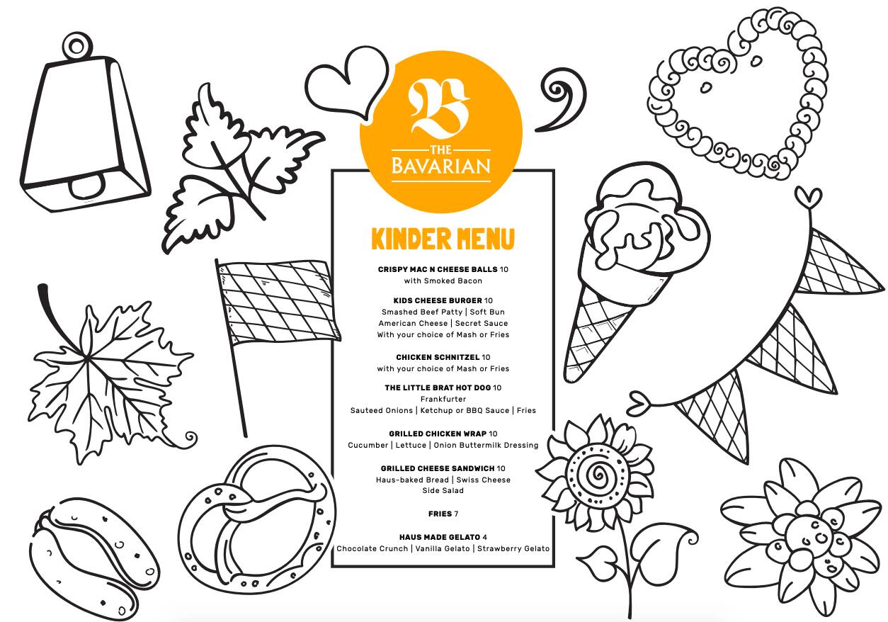 Menu at The Bavarian Sunshine Plaza - Permanently Closed restaurant ...