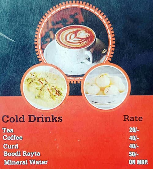 Menu of Kanha Sweets & Restaurant, Amrapali Dream Valley, Greater Noida