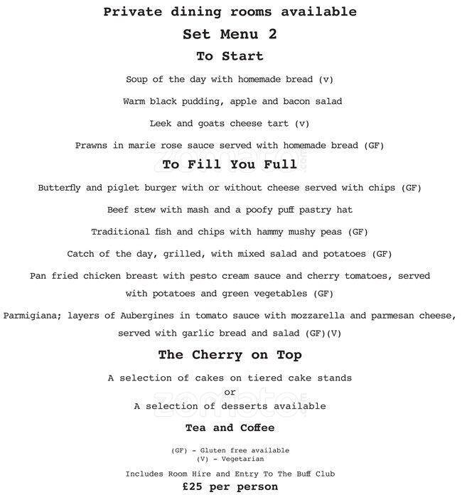 Menu at The Butterfly and the Pig pub & bar, Glasgow, 153 Bath St