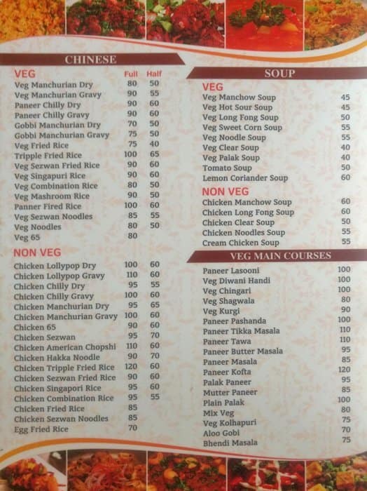 Sakshi Hotel Menu, Menu for Sakshi Hotel, Pimpri, Pune - Zomato