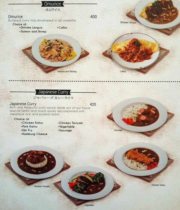 Menu at UCC Park Café cafe, Quezon City, Eastwood Avenue
