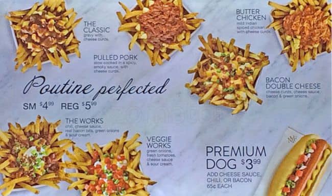 Menu at New York Fries fast food, Brampton, 499 Main St S Unit 184-H