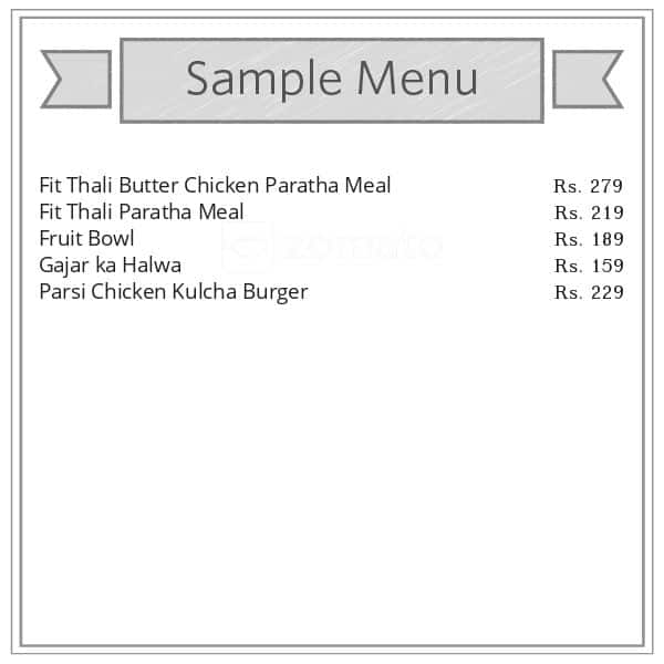 Menu of EatFit, Perungudi, Chennai