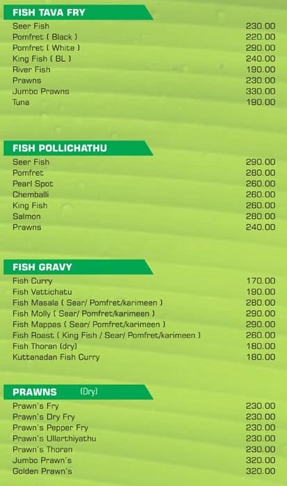 Menu at Green Pepper Multicuisine Restaurant, Bengaluru