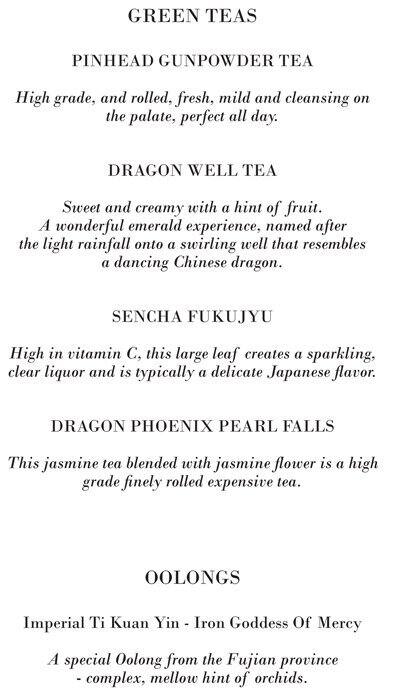 Menu at Afternoon Tea at Corinthia London desserts, London, 10 Whitehall Pl