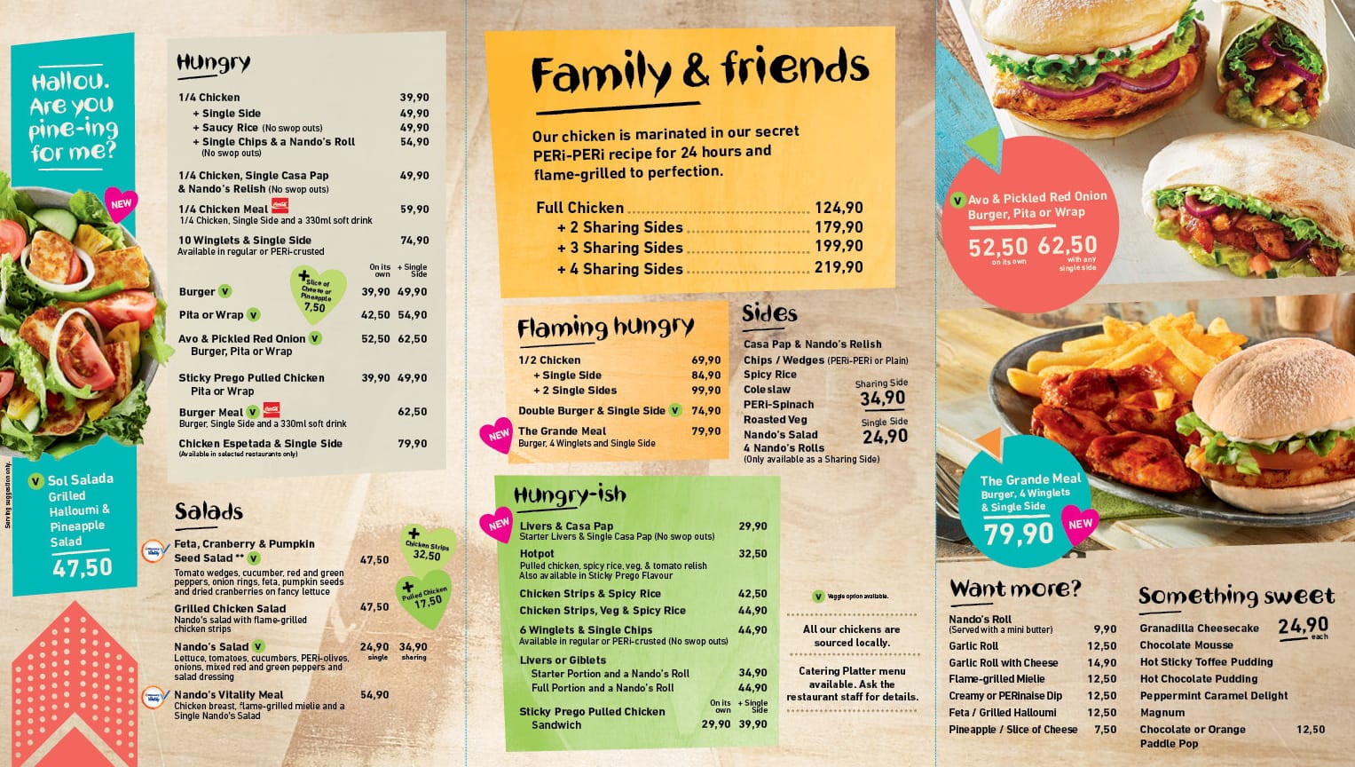 Nando's Menu, Menu for Nando's, Sandown, Sandton - Zomato SA