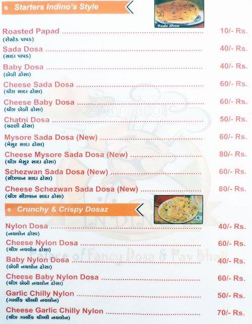 Menu at Enjoy Chinese, Ahmedabad, 1
