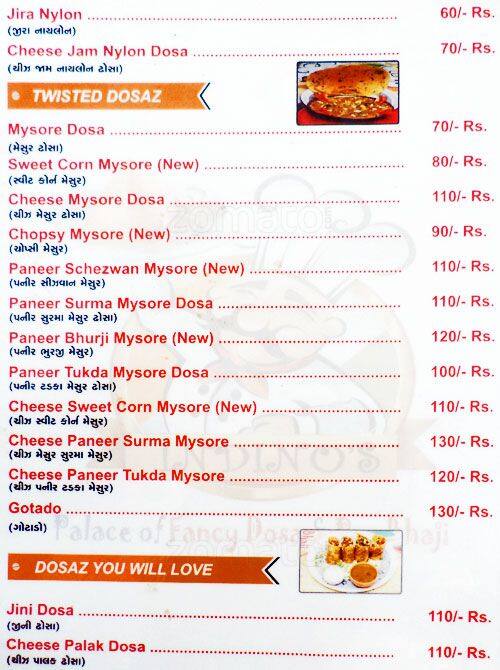 Menu at Enjoy Chinese, Ahmedabad, 1