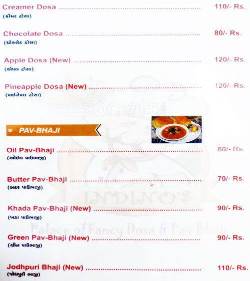 Menu at Enjoy Chinese, Ahmedabad, 1