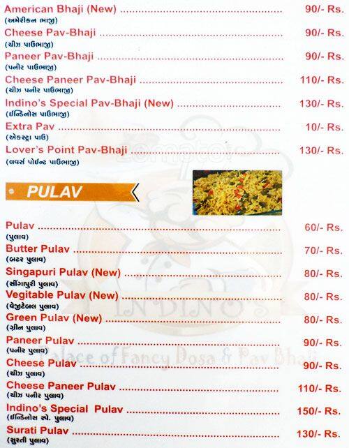 Menu at Enjoy Chinese, Ahmedabad, 1