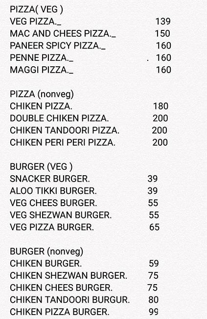 Menu of Juicy Hut, Chembur, Mumbai