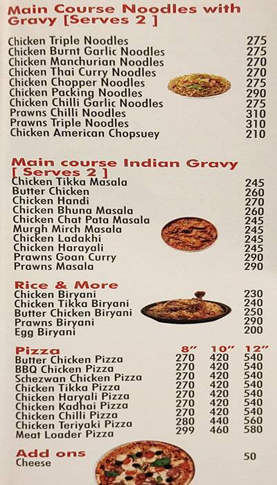 Menu at Fatboy - The Food Mafia, Thane