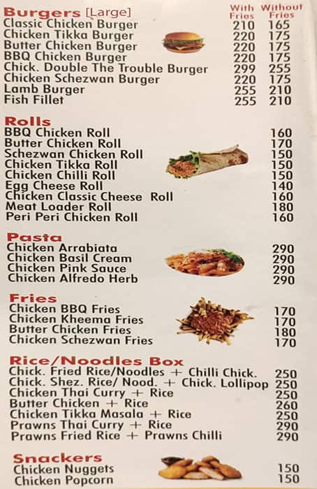 Menu at Fatboy - The Food Mafia, Thane