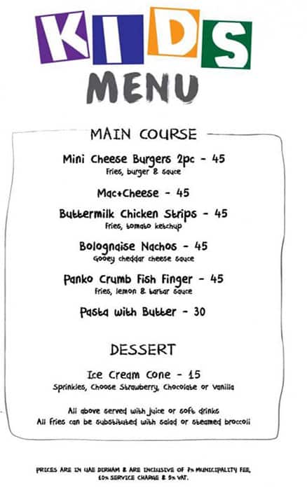 Menu of McGettigan's Irish Pub - Voco Bonnington Dubai, Jumeirah Lake ...