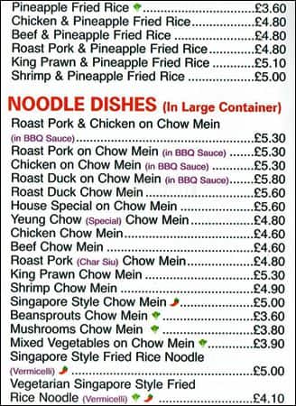 Menu at Golden Crown fast food, Watford, 199 St Albans Rd