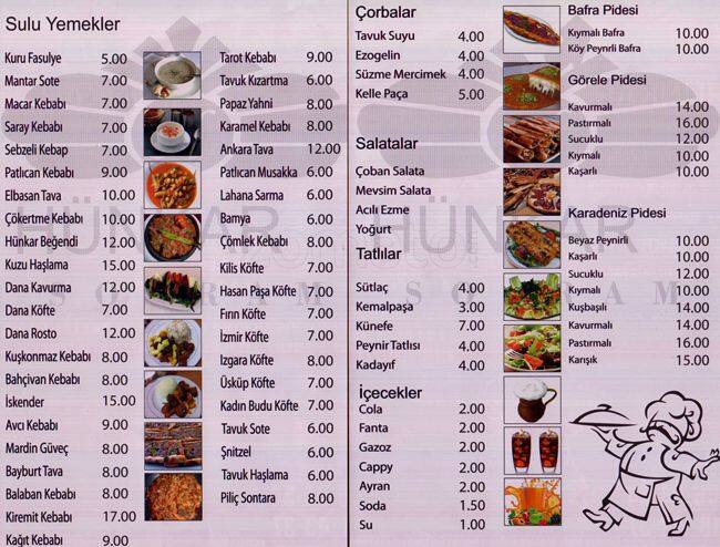 Sultan Sofram a İstanbul: Foto del Menu con Prezzi - Zomato Turchia