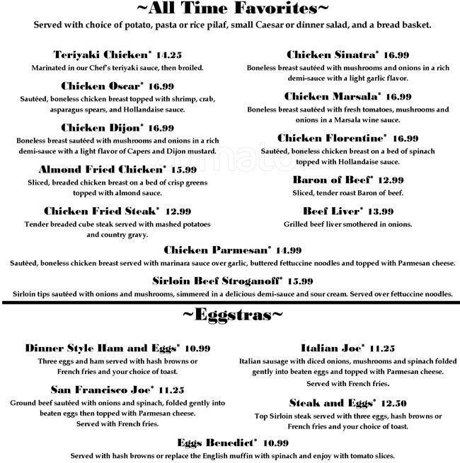 Menu at Nikki's Restaurant & Lounge, Covington, 174th Pl SE