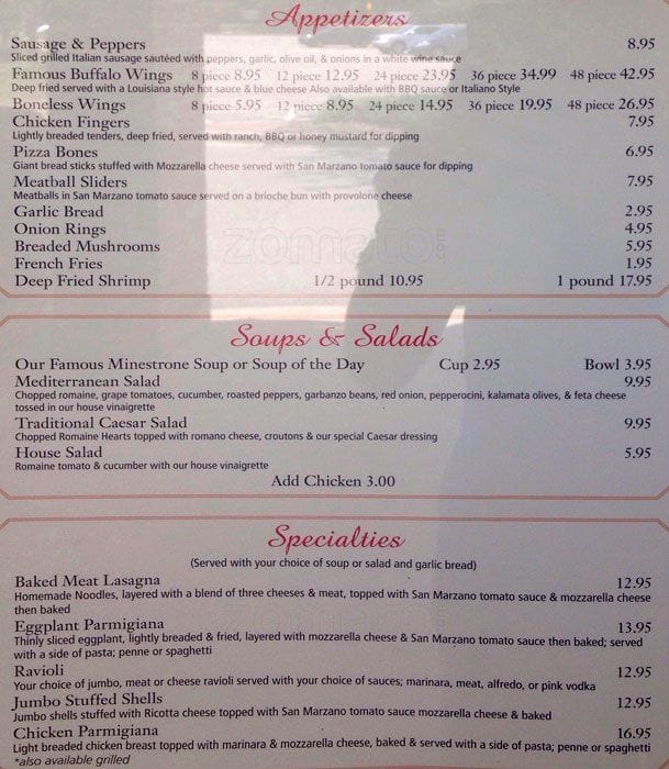 Ti Amo Pizzeria Menu, Menu for Ti Amo Pizzeria, Lisle, Chicago ...